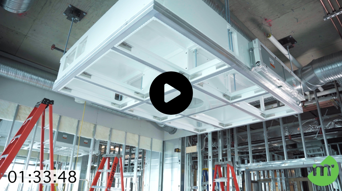 SLD AirFRAME Operating Room Ceiling System Installation - MEDITEK